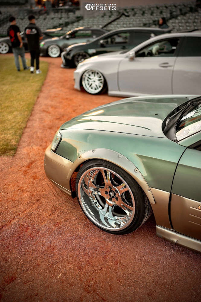 2003 Subaru Outback with 18x11 0 Weds Cerberus 2 and 245/35R18 Federal ...