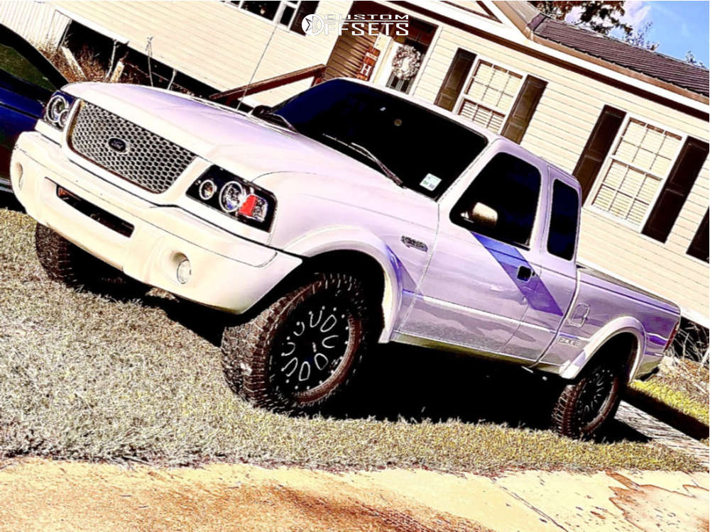 2003 Ford Ranger with 16.5x10 -24 Helo He875 and 31/10.5R16.5 Falken ...