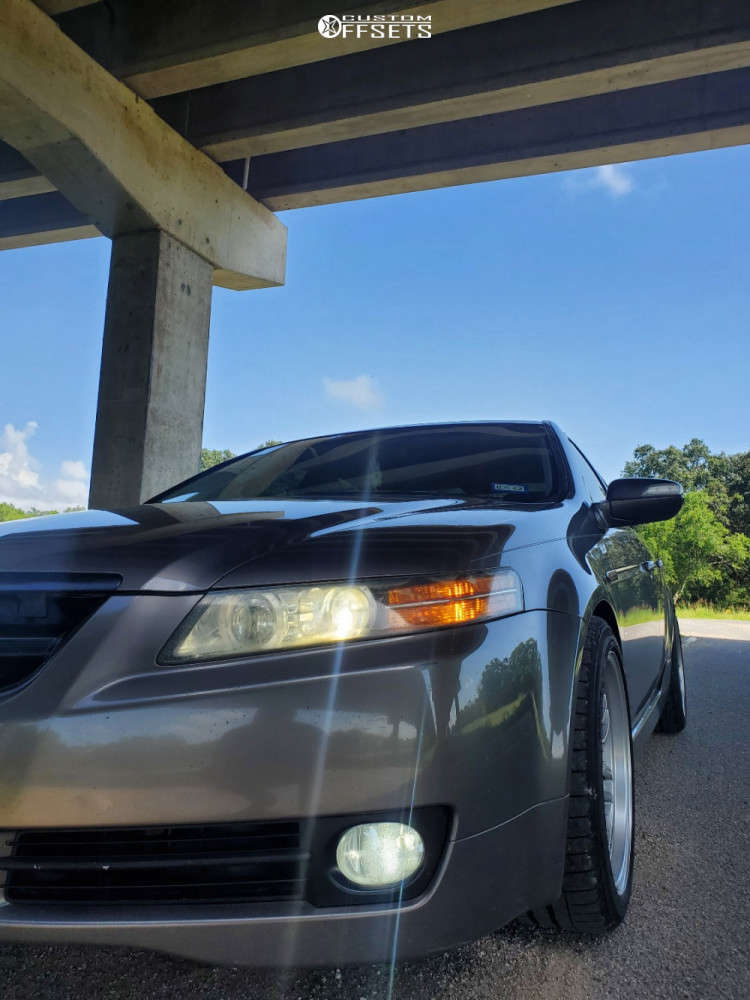 2008 Acura TL with 17x9 22 Enkei Rpf1 and 245/40R17 Continental ...
