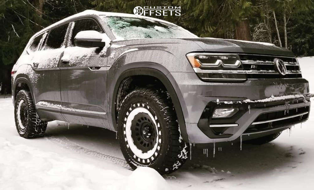 2019 Volkswagen Atlas with 20x9 20 Fuel Zephyr and 275/55R20 Falken ...