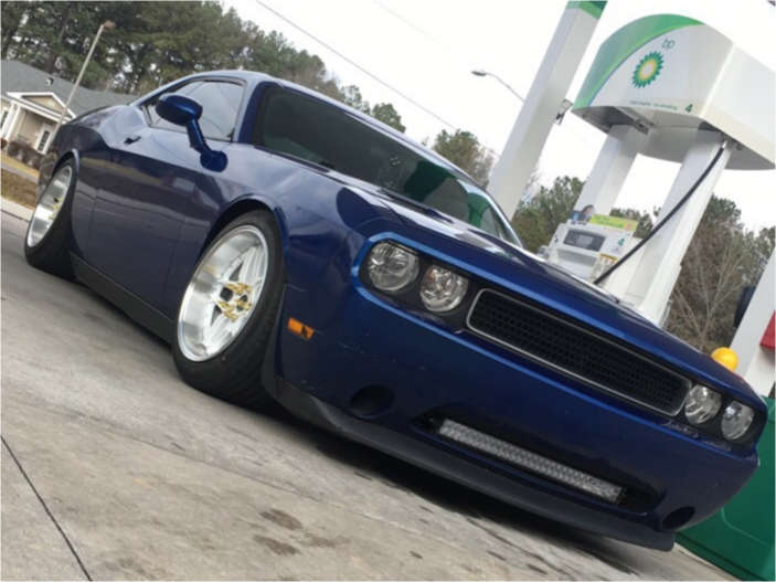 2012 Dodge Challenger with 18x10.5 22 ESR Cs15 and 245/50R18 Toyo Tires ...