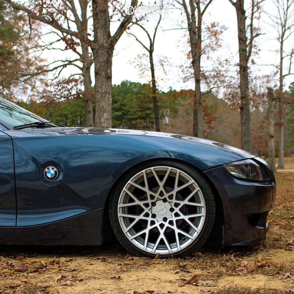 2004 BMW Z4 with 19x8.5 38 Rotiform Blq and 225/35R19 Goodyear Allsport ...