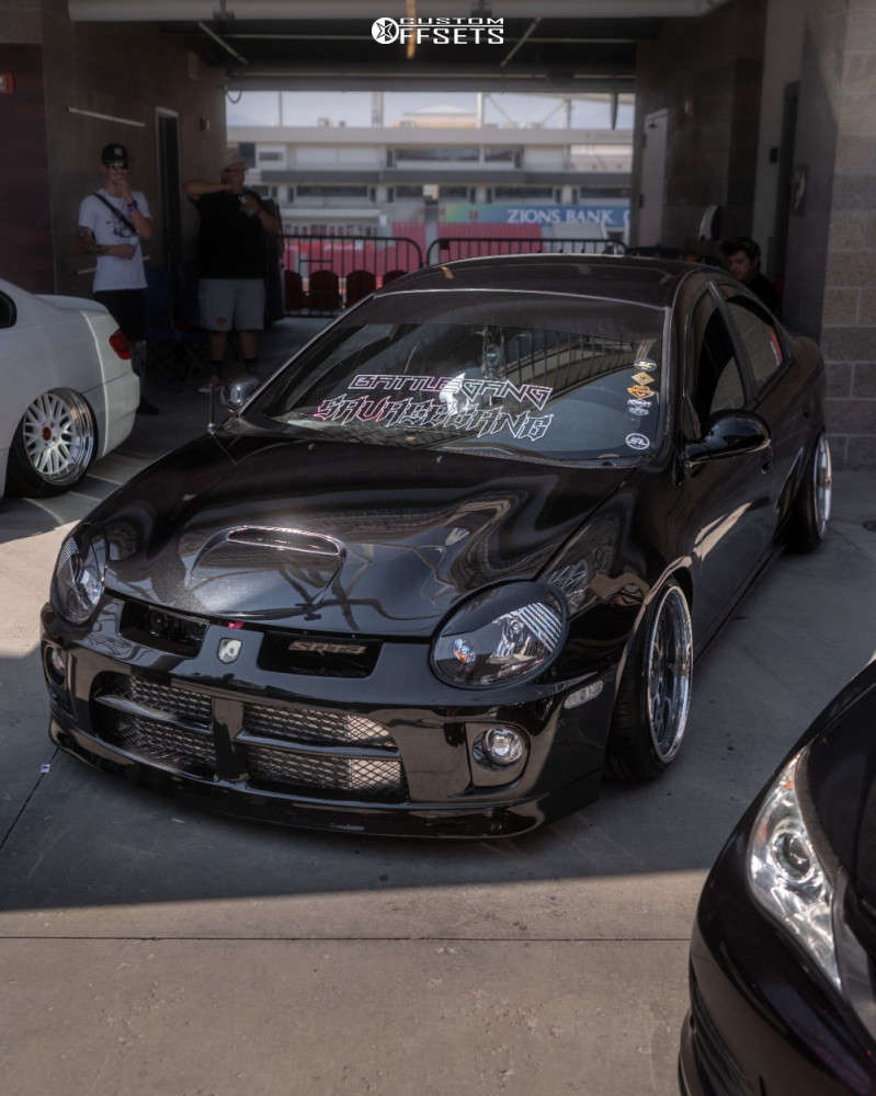 2005 Dodge Neon with 17x9.5 20 Work Vsxx and 205/40R17 Sailun Artezzo ...