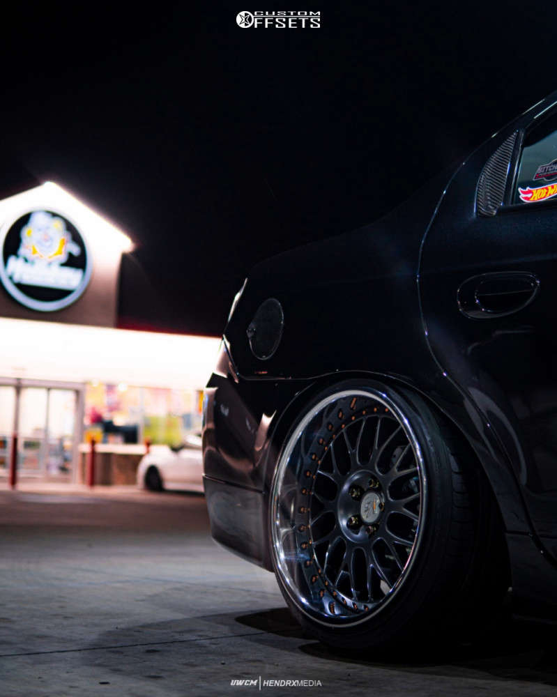 2005 Dodge Neon with 17x9.5 20 Work Vsxx and 205/40R17 Sailun Artezzo ...