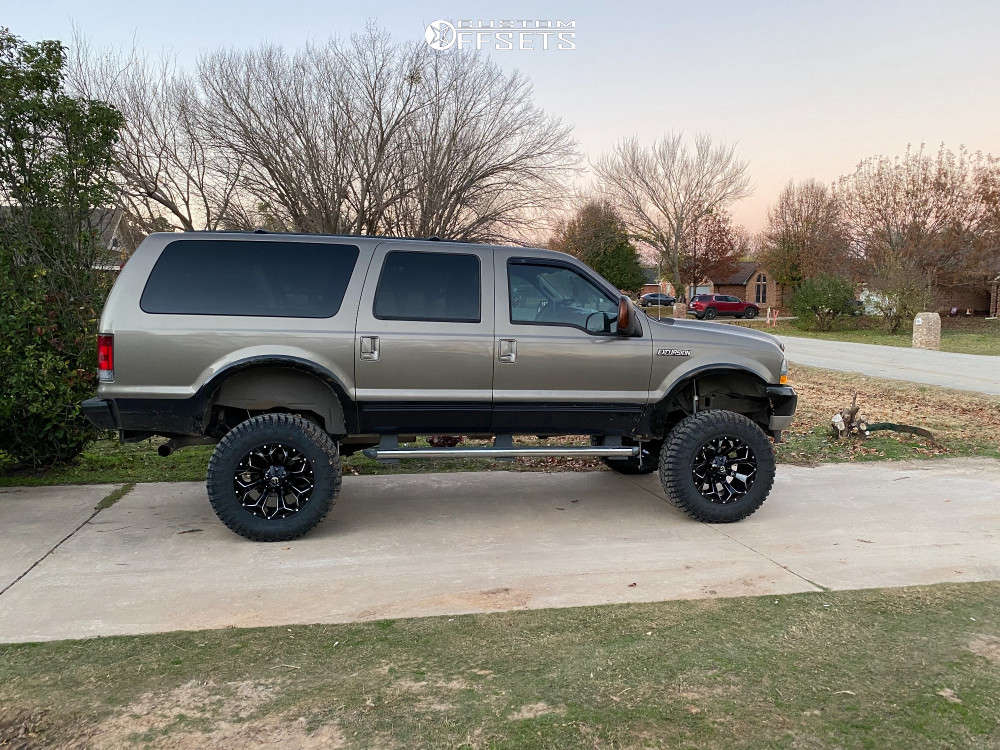 2004 Ford Excursion with 20x10 -18 Fuel Assault D576 and 37/12.5R20 ...