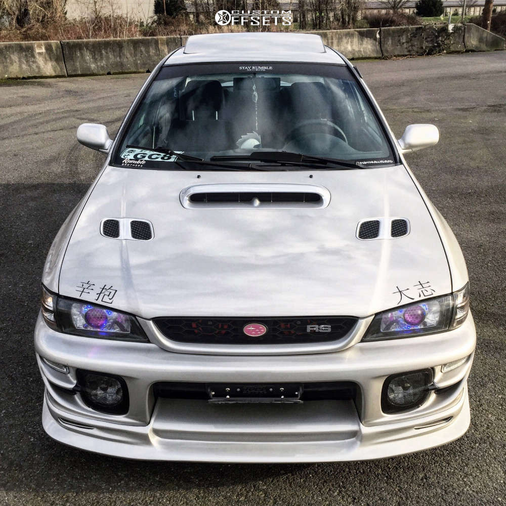 2001 Subaru Impreza Wheel Offset Flush Coilovers | 1992065 | Custom Offsets