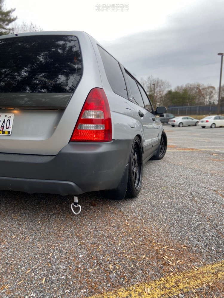2003 Subaru Forester with 18x8.5 35 Aodhan Ds01 and 235/40R18 Nankang ...
