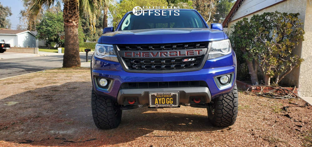 2016 Chevrolet Colorado with 17x8.5 0 Icon Rebound and 33/12.5R17 Nitto ...