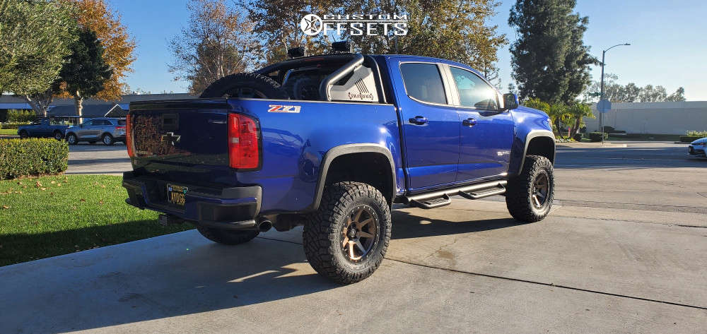 2016 Chevrolet Colorado with 17x8.5 0 Icon Rebound and 33/12.5R17 Nitto ...