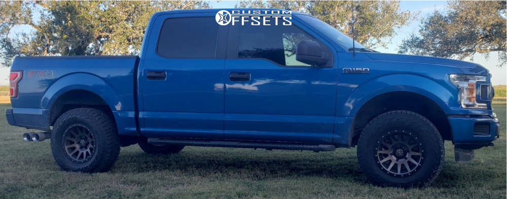 2019 Ford F-150 with 17x8.5 6 Icon Alloys Compression and 285/70R17 ...