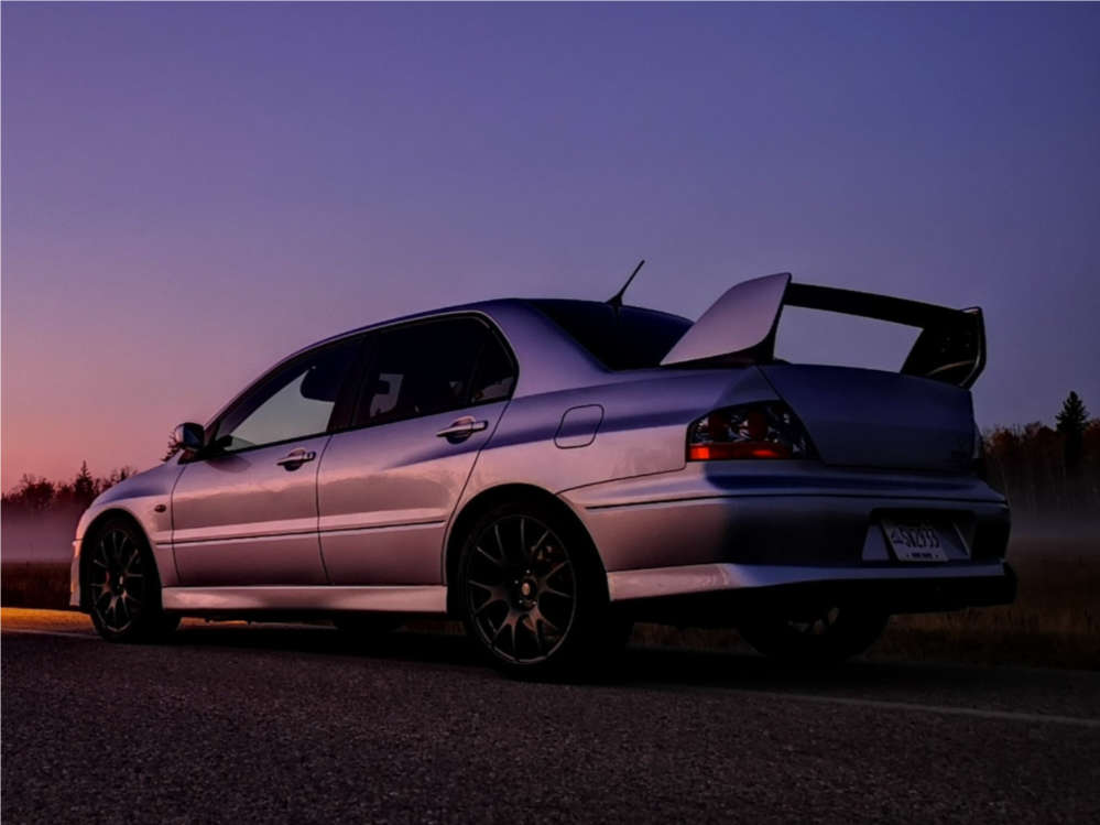 2003 Mitsubishi Lancer Nearly Flush Coilovers | Custom Offsets