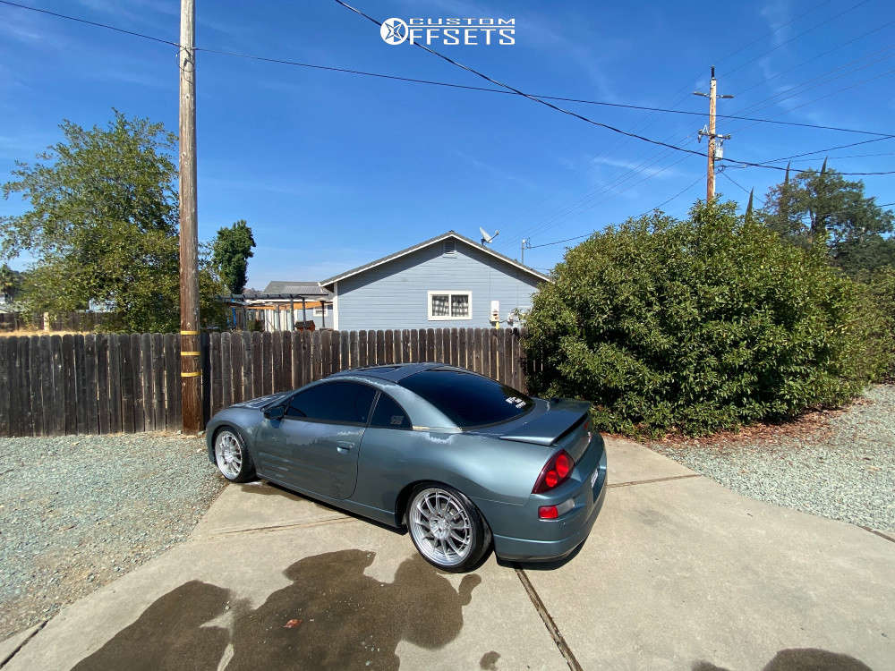 2000 Mitsubishi Eclipse with 18x8.5 38 Enkei Nt03 and 215/40R18 Federal ...