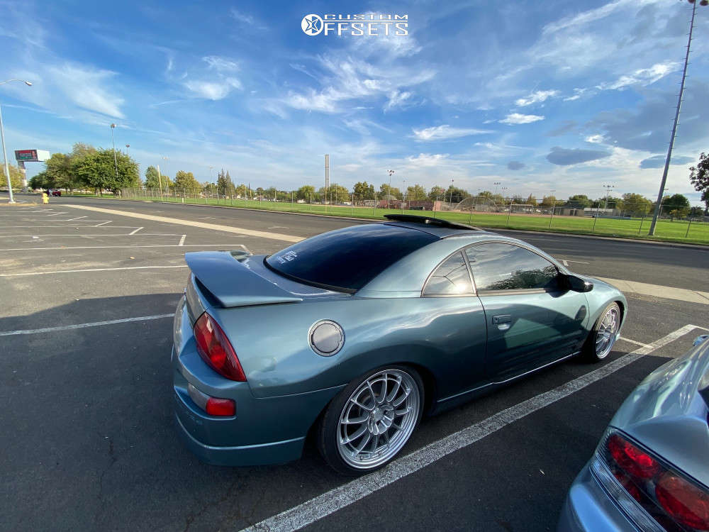 2000 Mitsubishi Eclipse with 18x8.5 38 Enkei Nt03 and 215/40R18 Federal ...