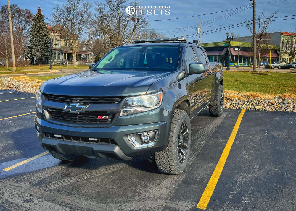 2018 Chevrolet Colorado with 20x9 7 Fuel Assault D546 and 275/60R20 ...