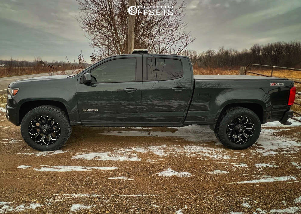 2018 Chevrolet Colorado with 20x9 7 Fuel Assault D546 and 275/60R20 ...