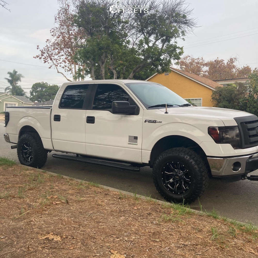 2011 Ford F-150 with 17x9 -12 Moto Metal Mo970 and 33/11.5R17 Goodyear Wrangler Duratrac and ...