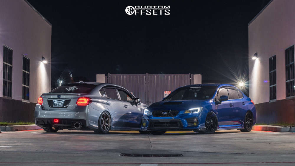 2019 Subaru WRX Wheel Offset Flush Coilovers | 1996017 | Custom Offsets