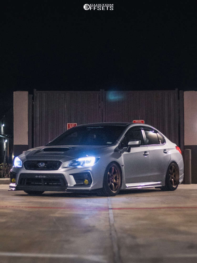 2019 Subaru WRX Wheel Offset Flush Coilovers | 1996017 | Custom Offsets
