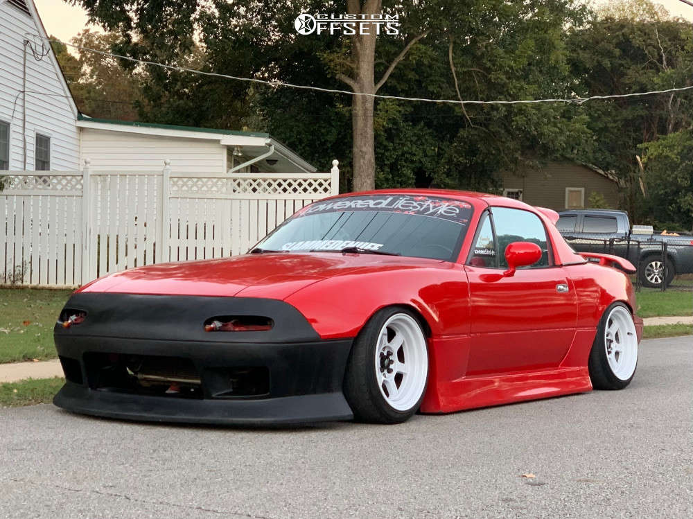 1994 Mazda Miata with 15x8 0 MST Time Attack and 195/45R15 Hankook ...