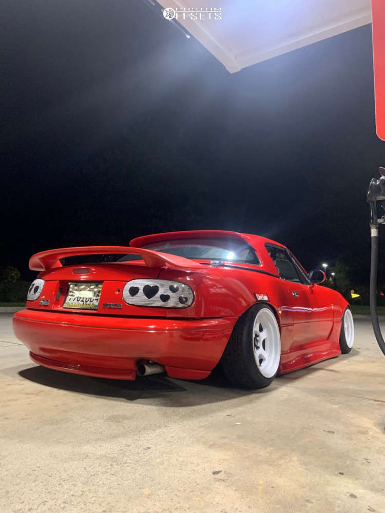 1994 Mazda Miata with 15x8 0 MST Time Attack and 195/45R15 Hankook ...
