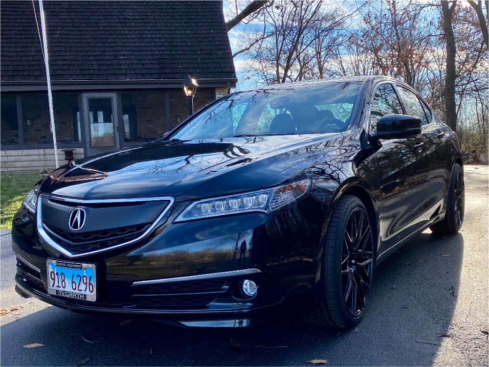 2017 Acura TLX with 20x9 35 F1R F103 and 245/35R20 Continental ...