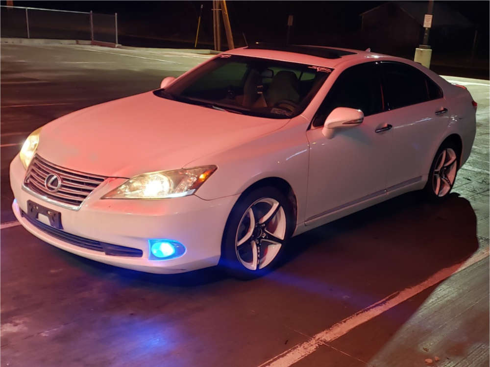2010 Lexus ES350 with 18x8.5 40 RTX R-Spec Illusion and 245/55R18 Kelly ...