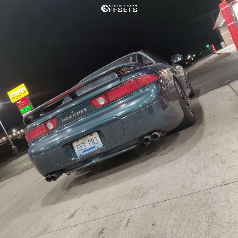 1993 Mitsubishi 3000GT Nearly Flush Coilovers | Custom Offsets
