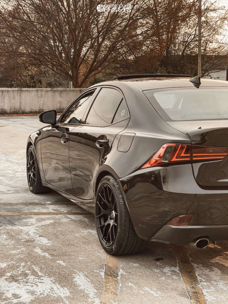 2015 Lexus IS250 with 18x8.5 35 Enkei Raijin and 225/40R18 Vercelli ...