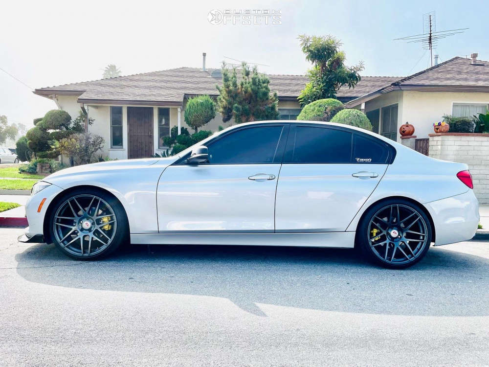 2016 BMW 320i with 20x9 30 Curva C300 and 245/30R20 Lexani Lx-twenty ...
