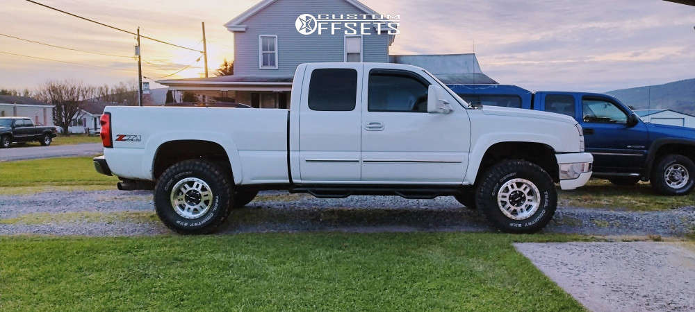 2006 Chevrolet Silverado 1500 with 17x8.5 Vision Manx and 315/70R17 ...