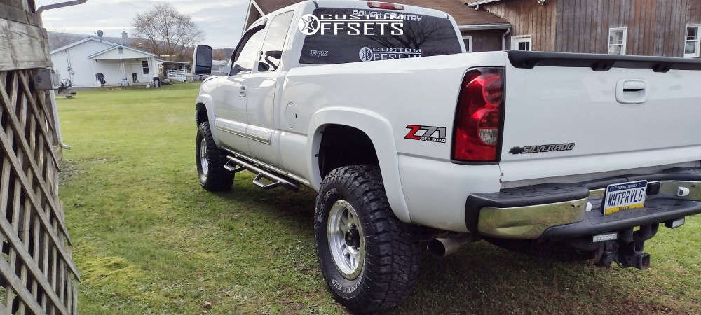 2006 Chevrolet Silverado 1500 with 17x8.5 Vision Manx and 315/70R17 ...