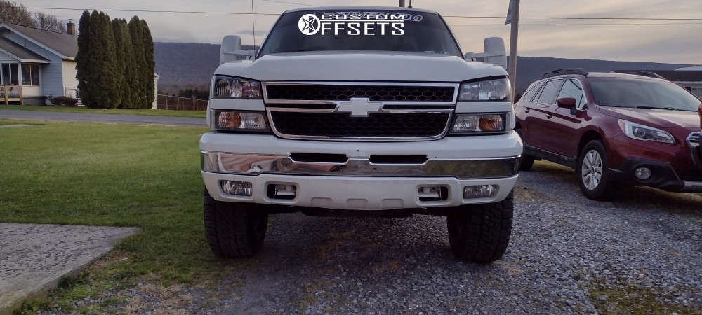 2006 Chevrolet Silverado 1500 with 17x8.5 Vision Manx and 315/70R17 ...
