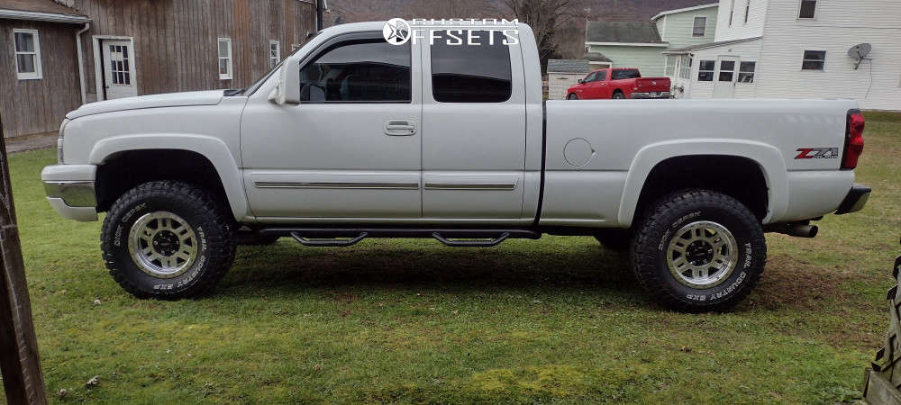 2006 Chevrolet Silverado 1500 with 17x8.5 Vision Manx and 315/70R17 ...