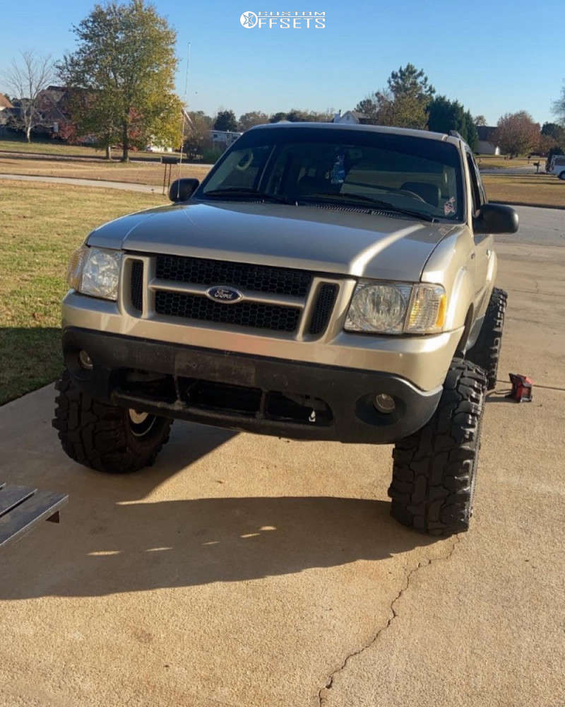 2003 Ford Explorer with 15x10 -38 Bart Wheels Super Trucker and 33/12 ...