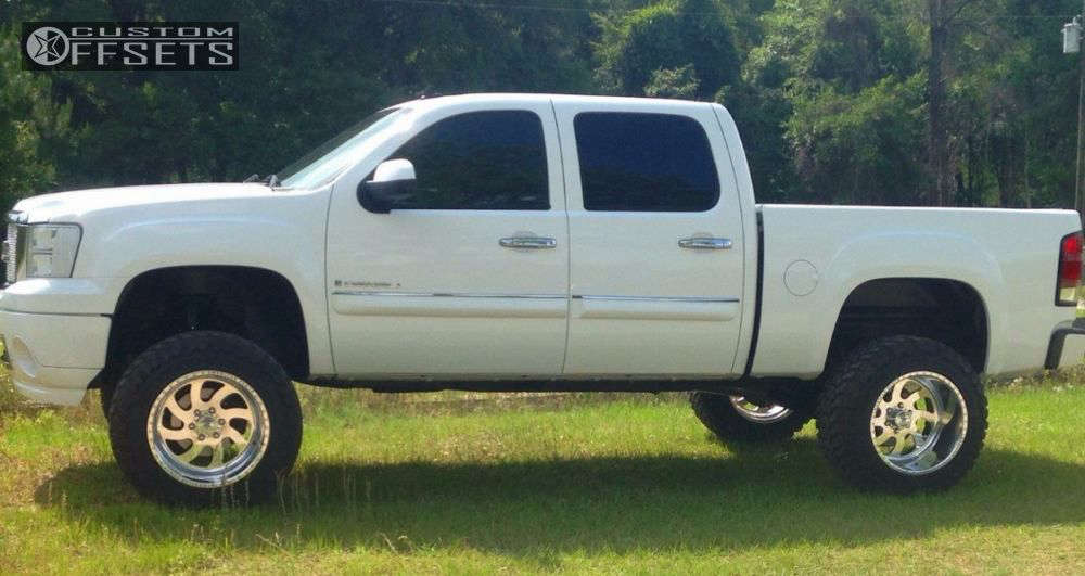 2007 GMC Sierra 1500 with 20x14 -70 American Force Blade 8 and 35/12 ...