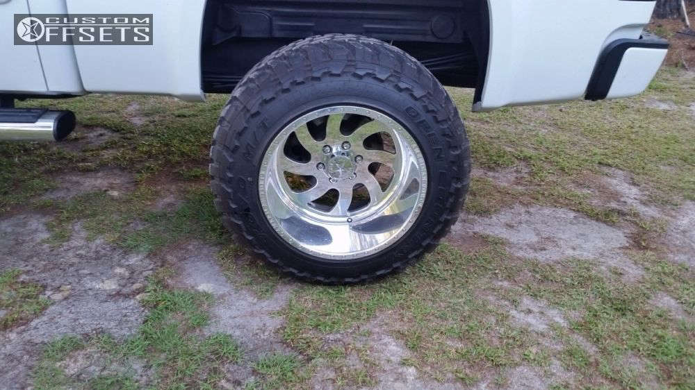 2007 GMC Sierra 1500 with 20x14 -70 American Force Blade 8 and 35/12 ...