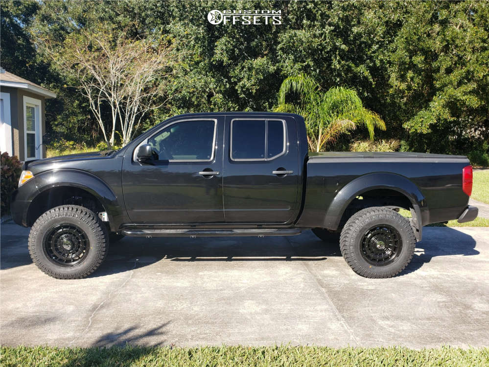 2017 Nissan Frontier with 18x9 0 Anthem Off-Road Viper and 33/12.5R18 ...