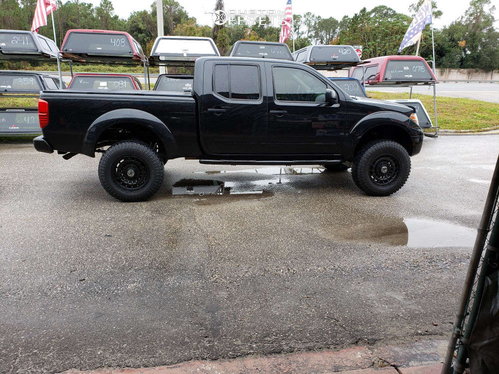 2017 Nissan Frontier with 18x9 Anthem Off-Road Equalizer and 33/12.5R18 ...