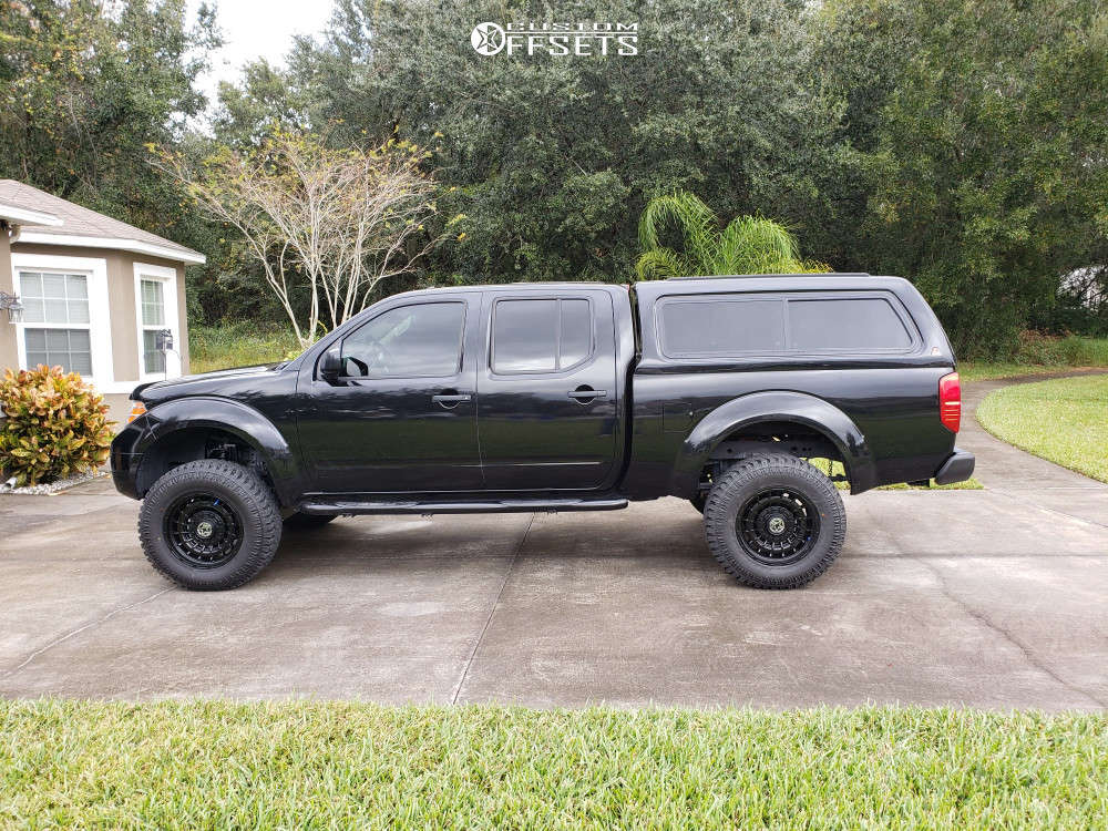 2017 Nissan Frontier with 18x9 Anthem Off-Road Equalizer and 33/12.5R18 ...