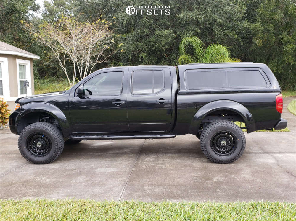 2017 Nissan Frontier with 18x9 0 Anthem Off-Road Viper and 33/12.5R18 ...