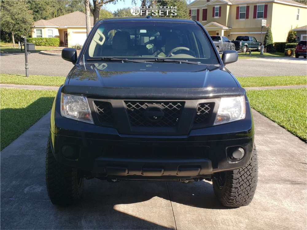 2017 Nissan Frontier with 18x9 0 Anthem Off-Road Viper and 33/12.5R18 ...