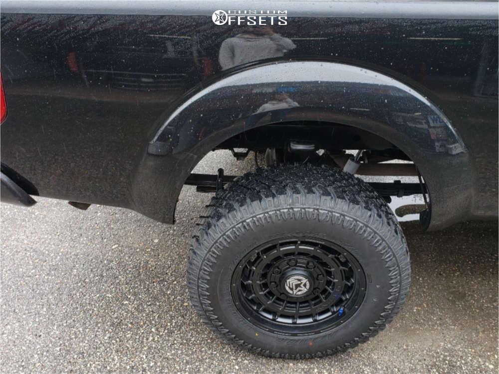 2017 Nissan Frontier with 18x9 0 Anthem Off-Road Viper and 33/12.5R18 ...