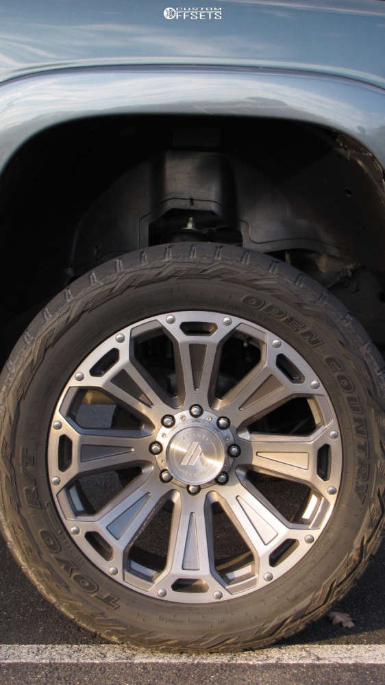 2006 Chevrolet Silverado 2500 HD with 22x12 -44 Asanti AB813 and 33/12 ...