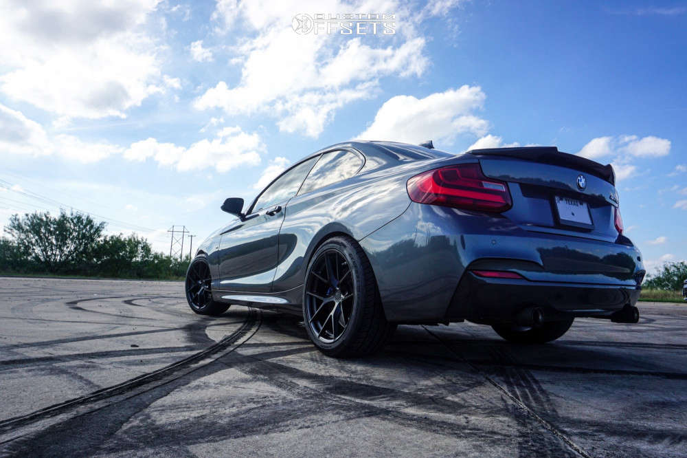 2014 BMW M235i with 18x8.5 35 Aodhan Aff7 and 235/40R18 General G-max ...
