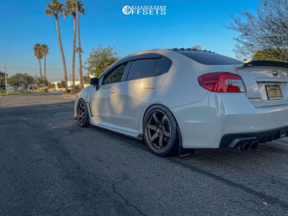2020 Subaru WRX with 18x10 35 Volk Te37 Saga and 265/35R18 Nankang CR-1 ...