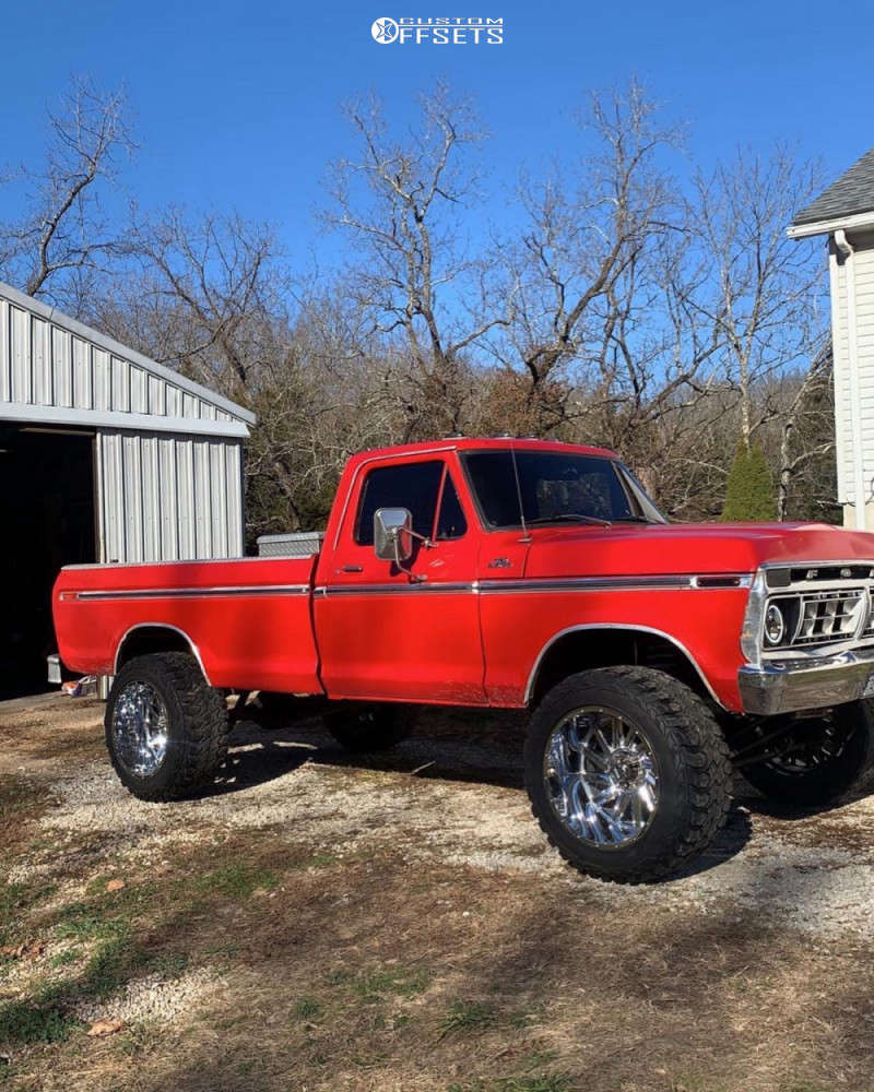 1977 Ford F-150 with 22x14 -76 American Truxx Striker and 37/13.5R22 ...