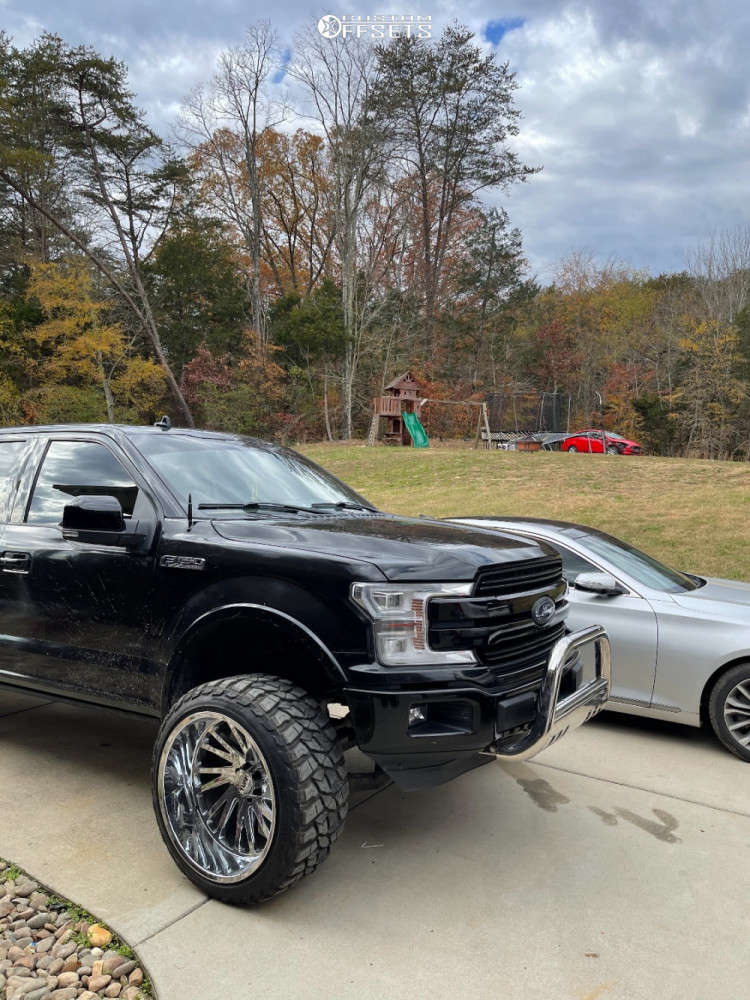 2018 Ford F-150 with 24x14 -76 Tuff T2a and 35/12.5R24 Landspider ...