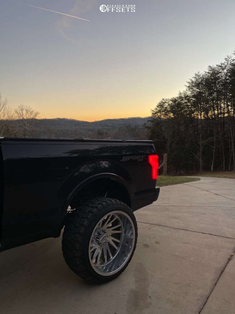 2018 Ford F-150 with 24x14 -76 Tuff T2a and 35/12.5R24 Landspider ...