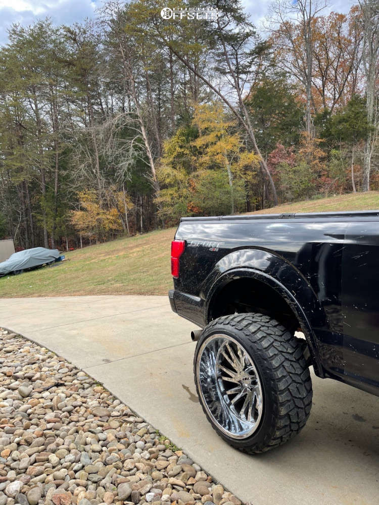 2018 Ford F-150 with 24x14 -76 Tuff T2a and 35/12.5R24 Landspider ...