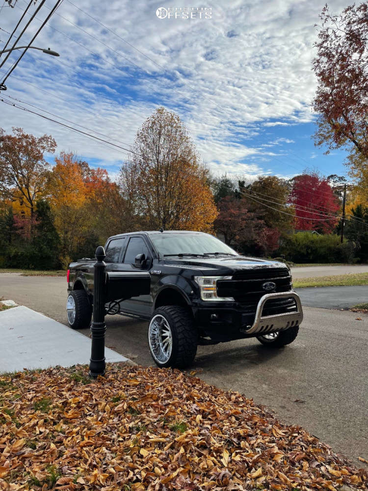2018 Ford F-150 with 24x14 -76 Tuff T2a and 35/12.5R24 Landspider ...